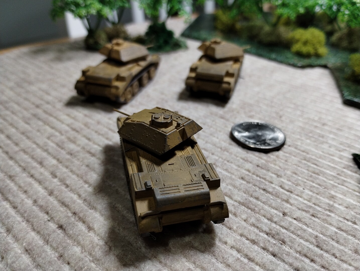 British Crusader Mk IV Tank Kit -- 1/100 Scale Plastic Model Military ...