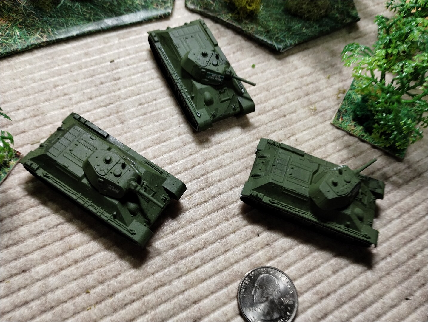 Soviet Tank T34/76 -- Plastic Model Tank Kit -- 1/100 Scale -- #6101 ...