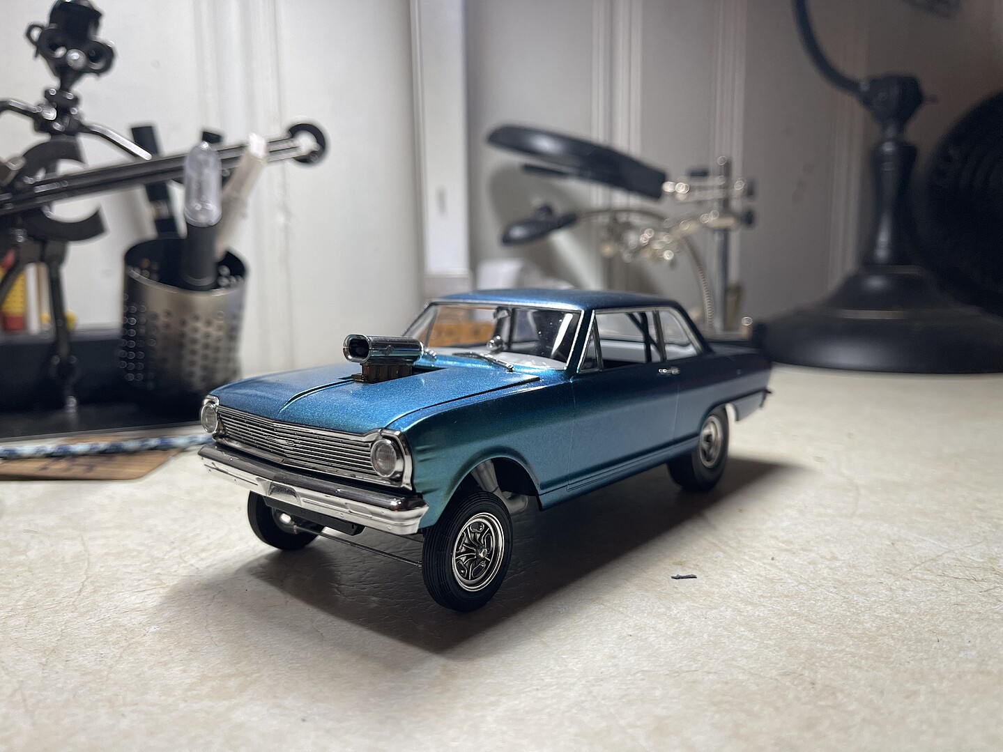 Chevy II Gasser -- Plastic Model Car Kit -- 1/25 Scale -- #2324 ...