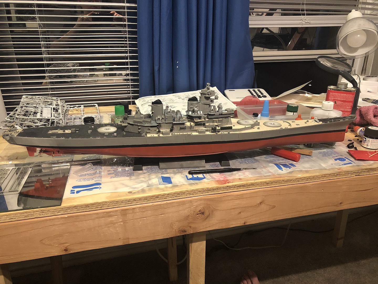 Gallery Pictures Tamiya US Battleship BB-63 Missouri Boat Plastic Model ...