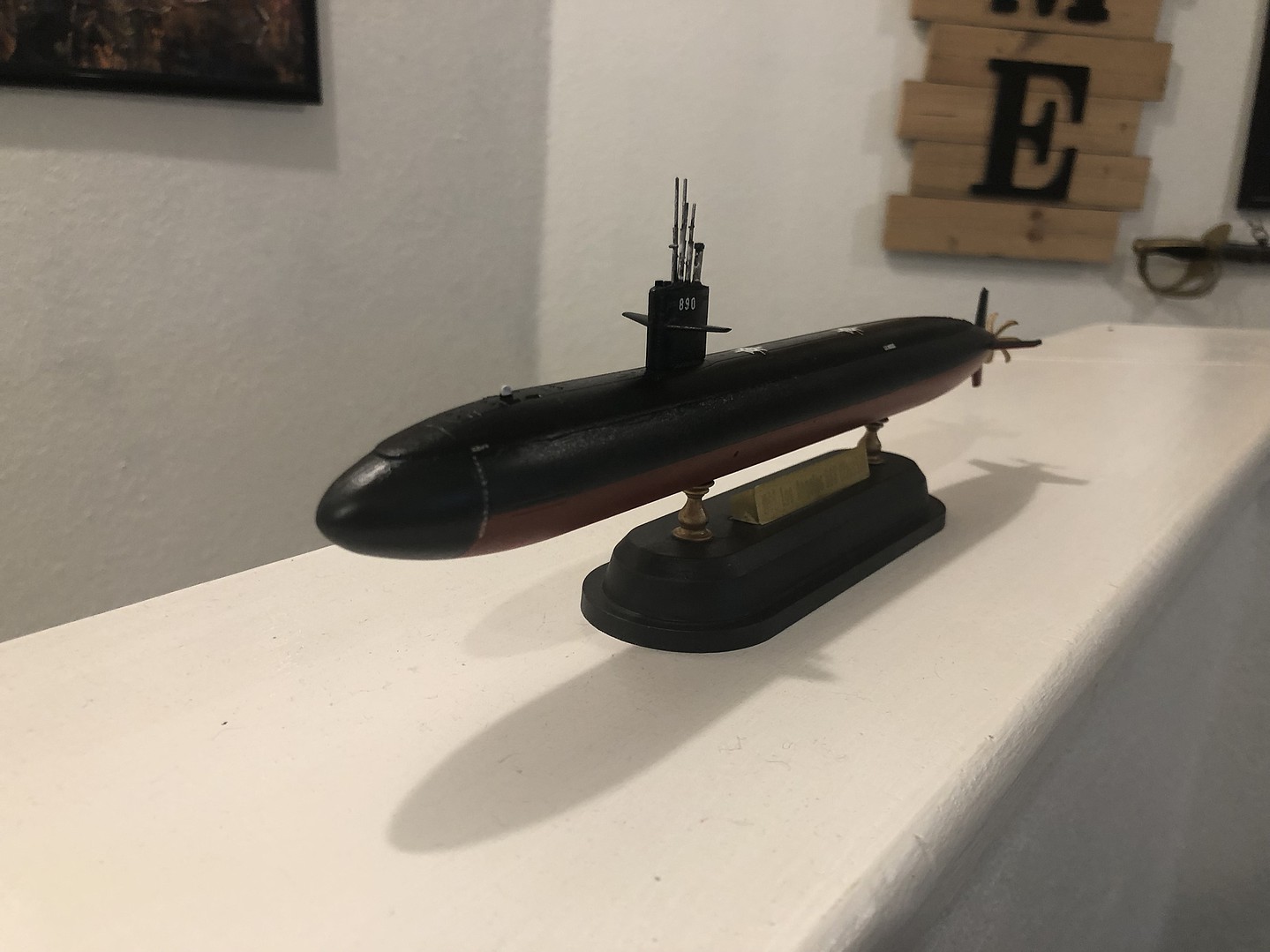 USS Los Angeles Class Flight II VLS Attack Sub -- Plastic Model ...
