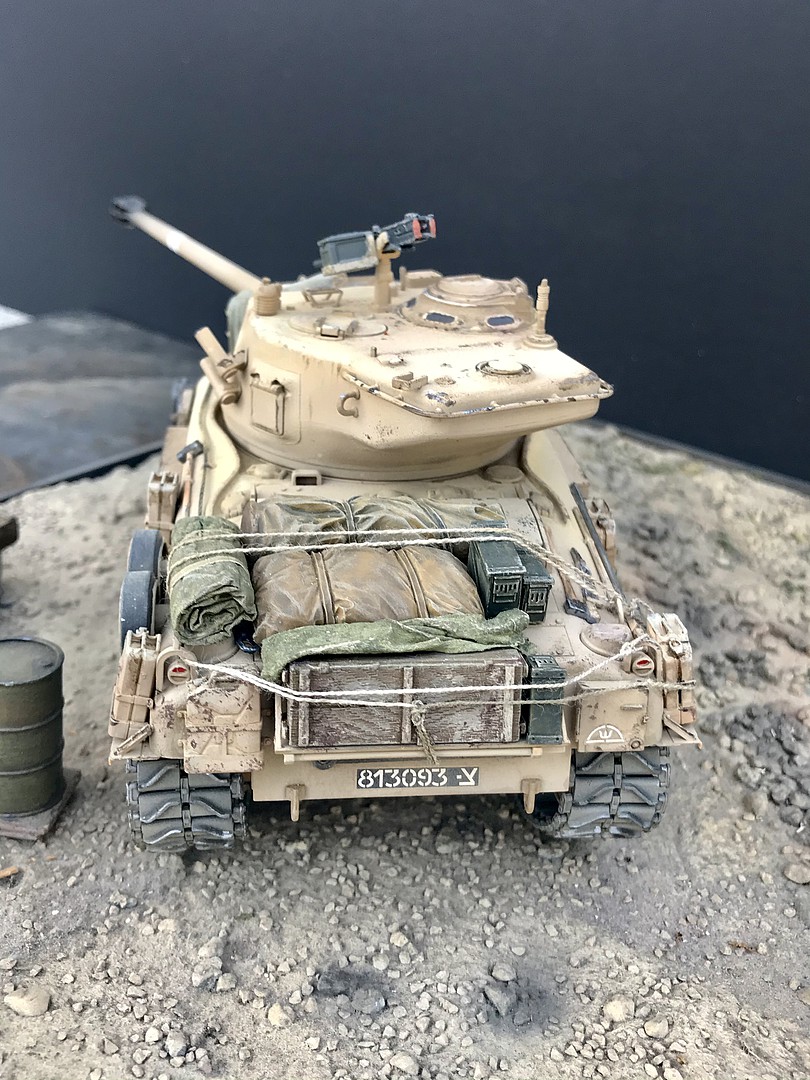 Israeli Tank M51 -- Plastic Model Military Vehicle Kit -- 1/35 Scale -- #35323 pictures by edtarverd