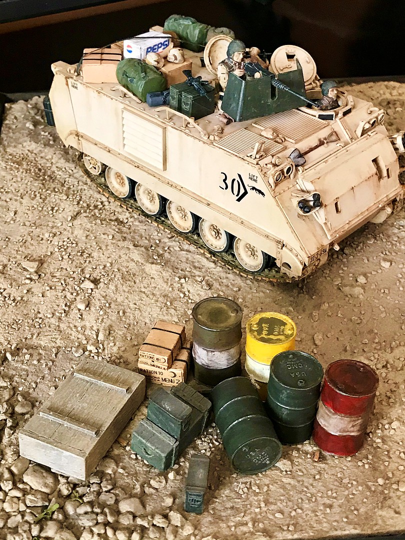 M113A2 APC Desert Storm Support -- Plastic Model Military Vehicle Kit ...