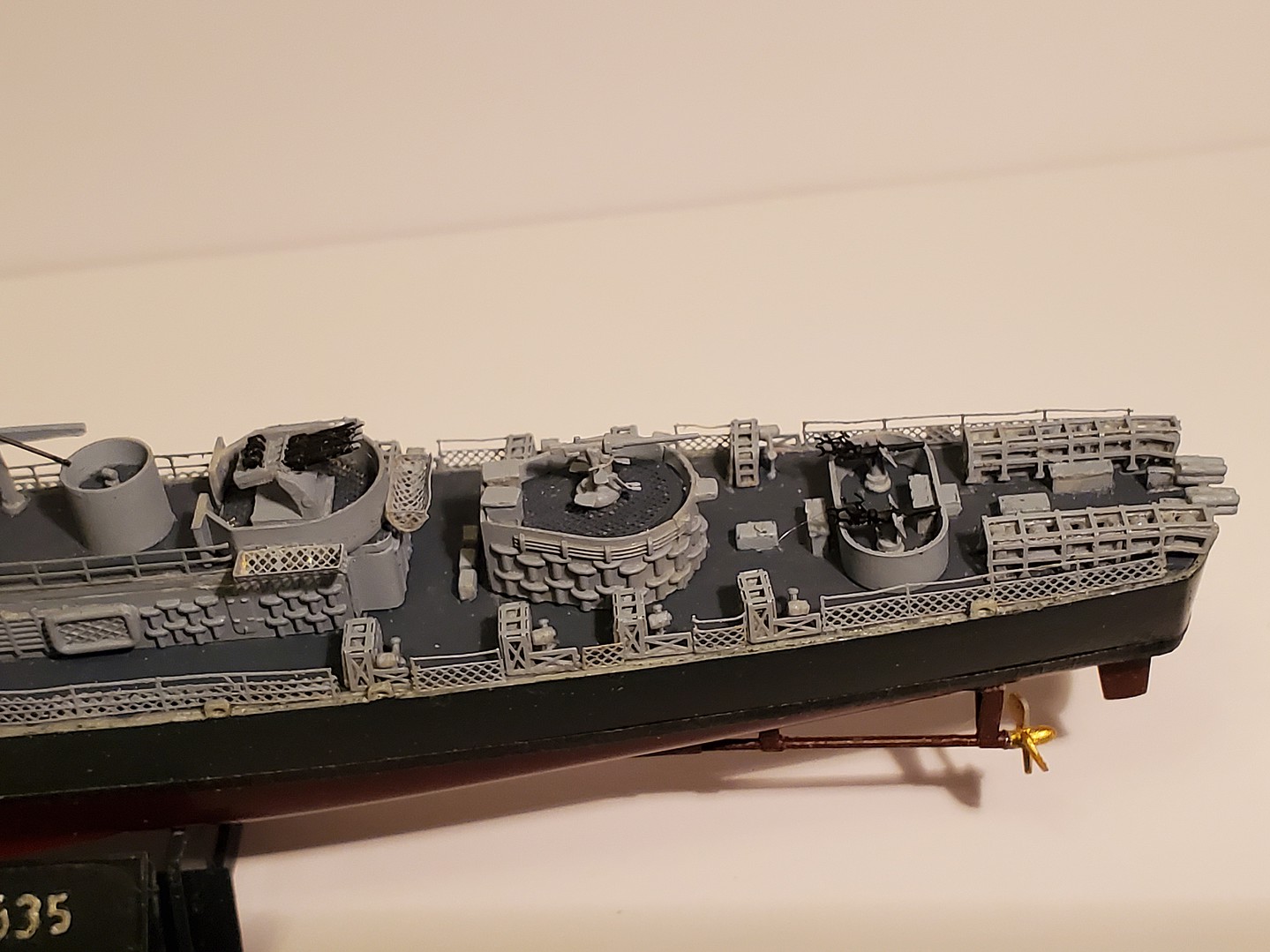 USS England DE635 Buckley Class Destroyer -- Plastic Model Military ...