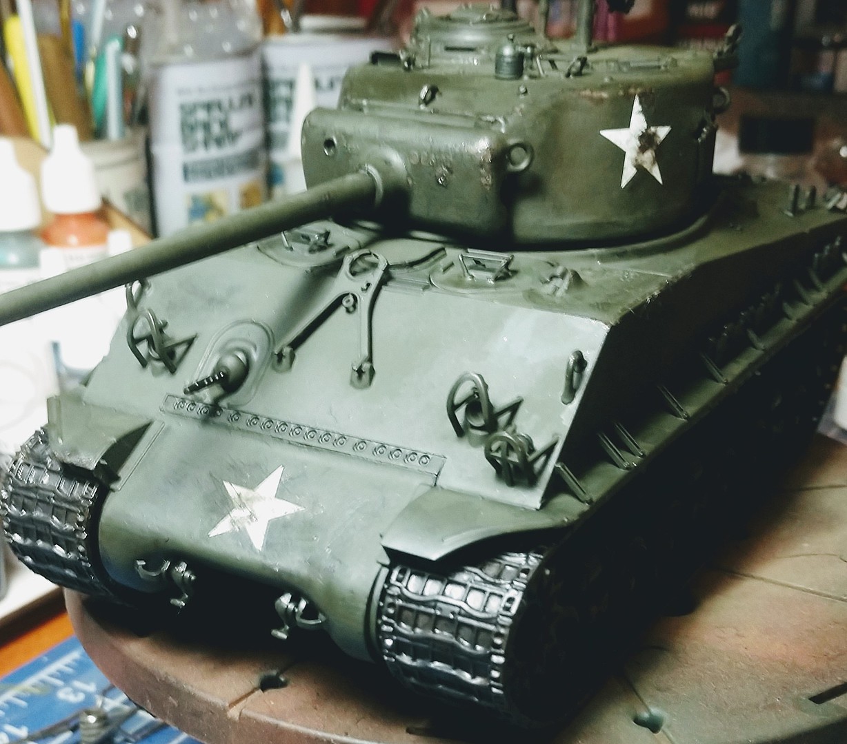 US Medium Tank M4A3E8 Sherman ''Easy Eight'' -- Plastic Model Military ...