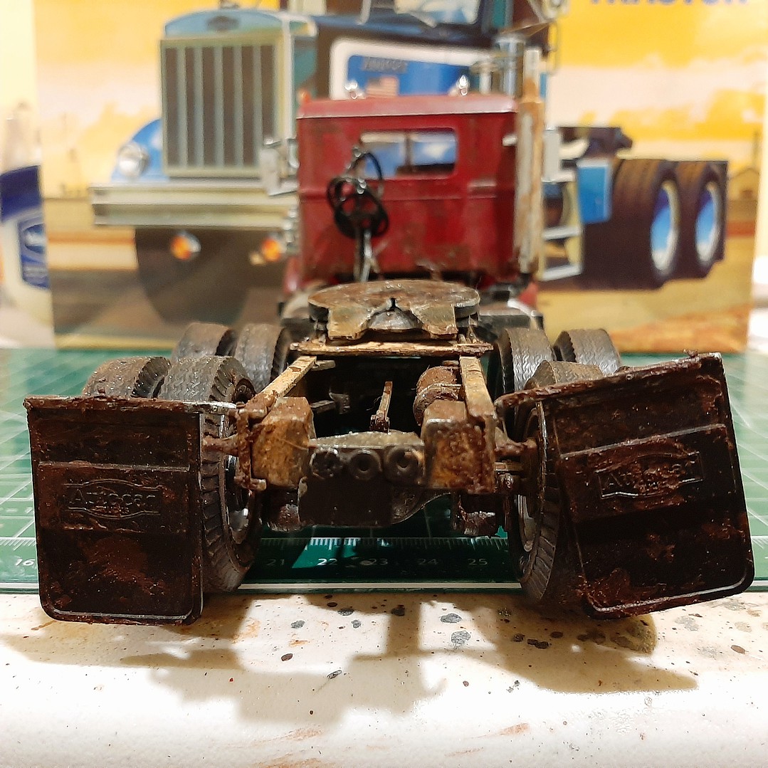 Autocar A64B Semi Tractor -- Plastic Model Truck Kit -- 1/25 Scale ...