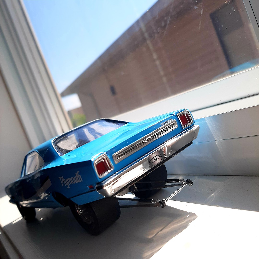 1969 Plymouth GTX Hadtop Pro Street 2T-25 -- Plastic Model Car Vehicle ...