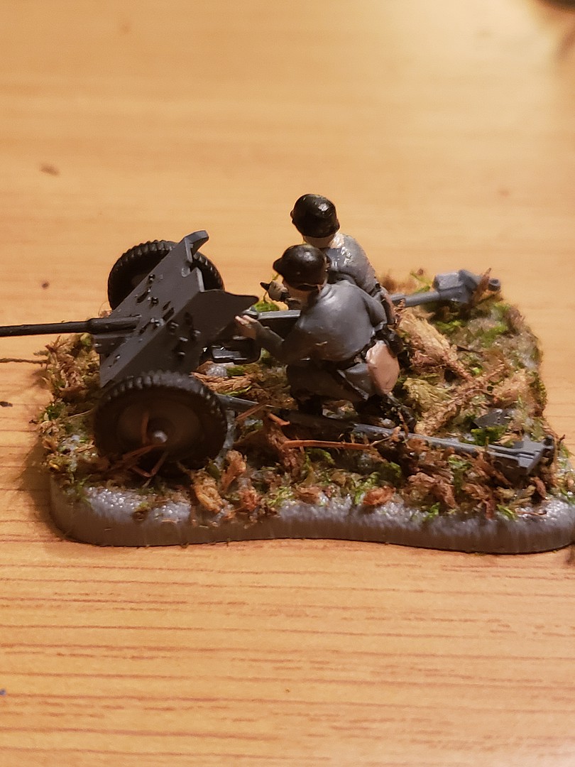German Anti-Tank Gun Pak-36 w/Crew -- Plastic Model Military Diorama ...
