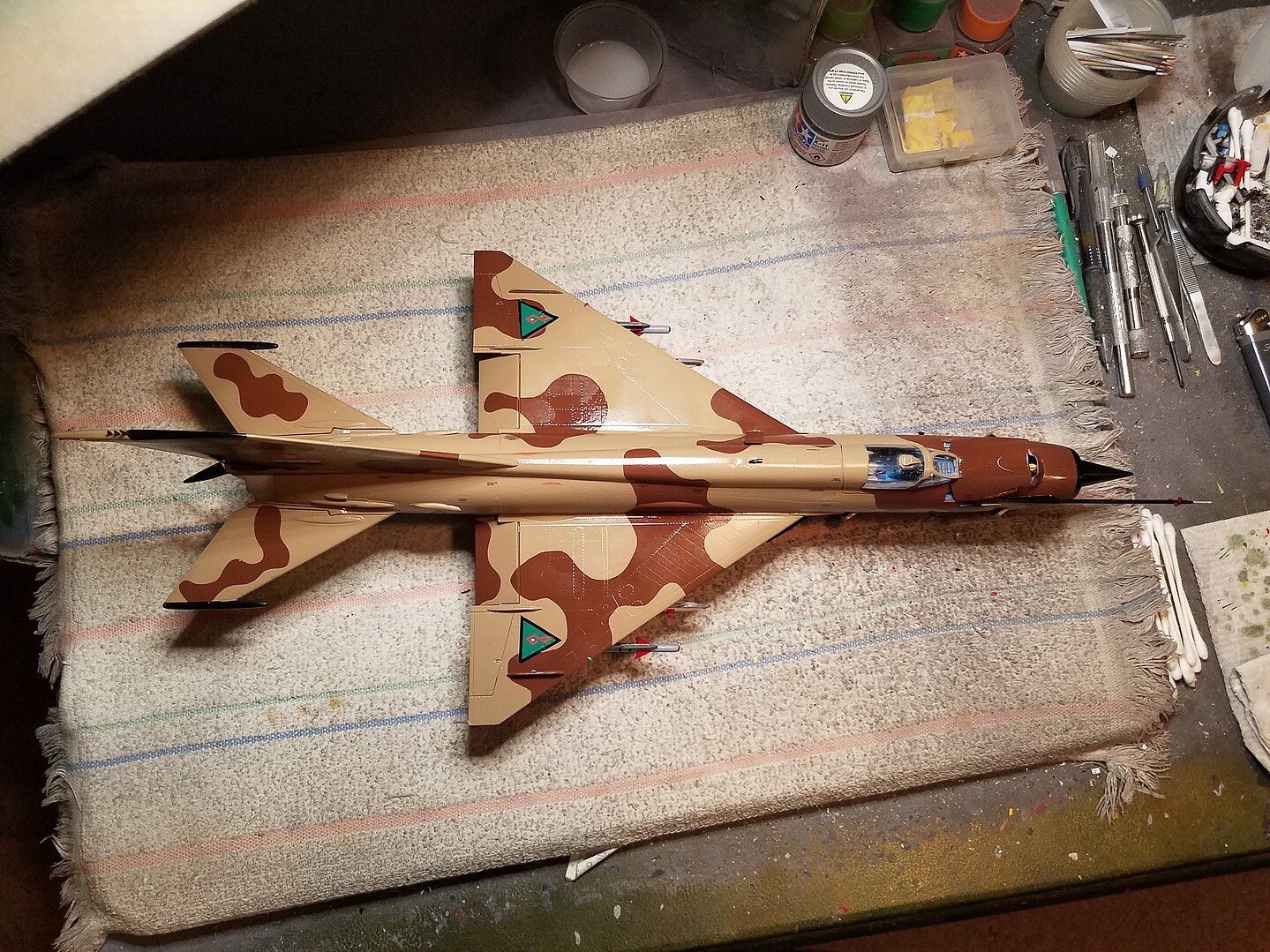 Mig21 MF Fishbed J Single-Seat Tactical Fighter -- Plastic Model ...