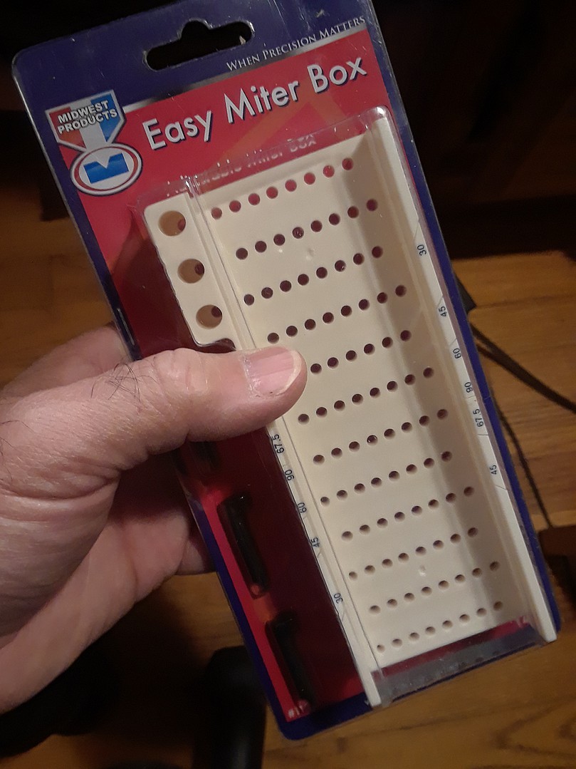 Easy Mitre Box -- Razor Saw Hack Saw -- Hobby and Model Cutting Tool ...