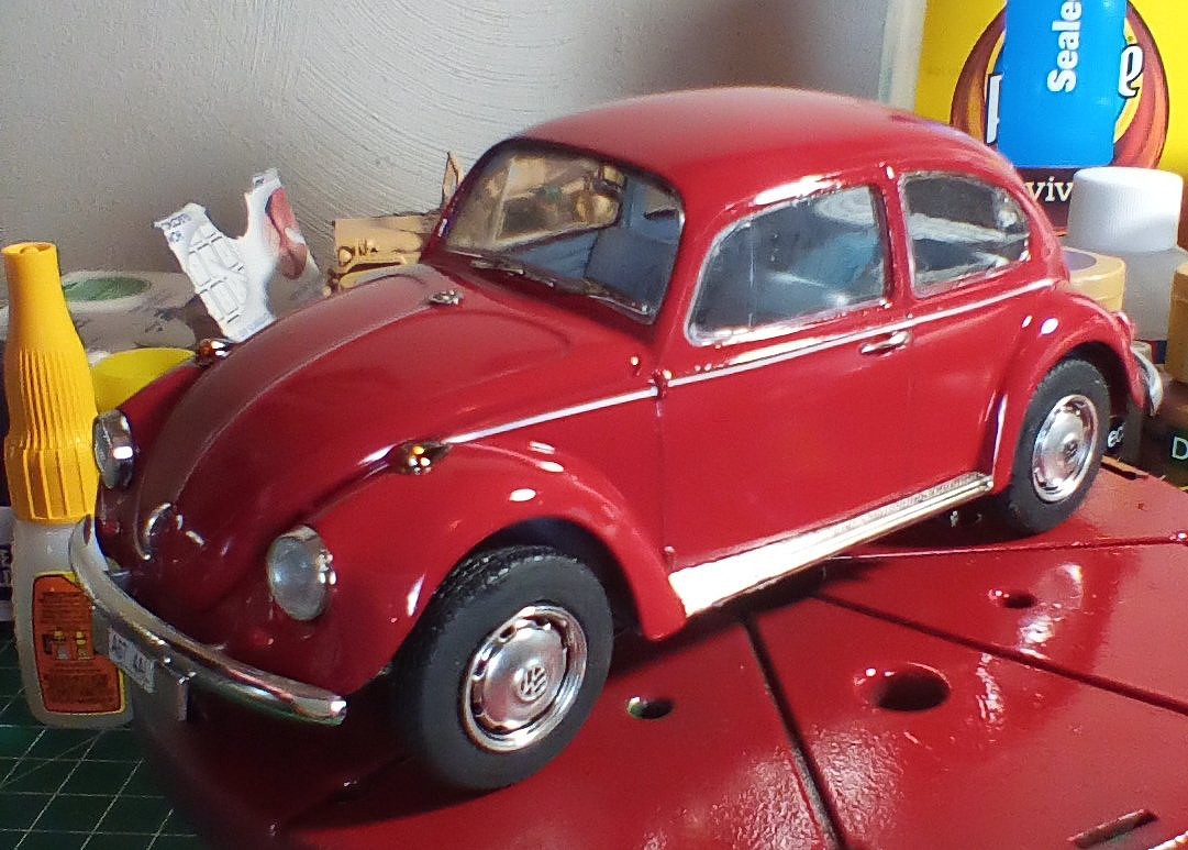 1968 VW Beetle Type 1 -- Plastic Model Car Kit -- 1/24 Scale -- #854192 ...