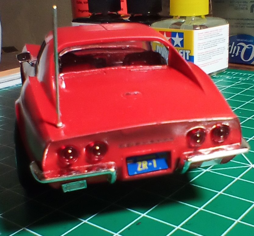 1970 Chevy Corvette Coupe -- Plastic Model Car Kit -- 1/25 Scale ...