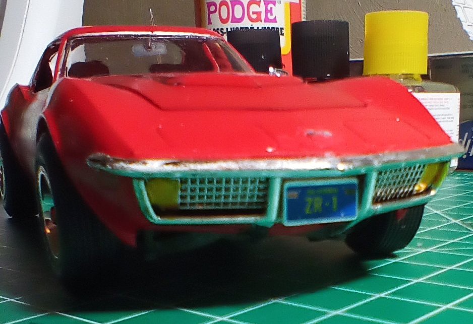 1970 Chevy Corvette Coupe -- Plastic Model Car Kit -- 1/25 Scale ...
