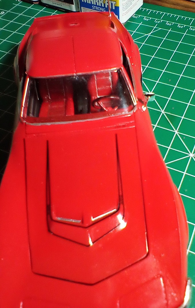 1970 Chevy Corvette Coupe -- Plastic Model Car Kit -- 1/25 Scale ...