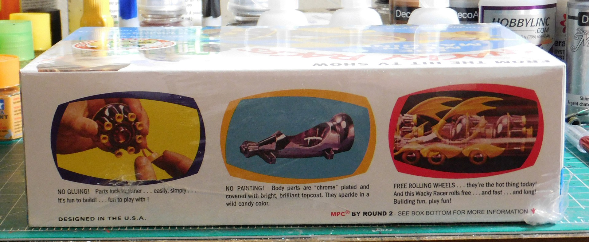 1/32 Wacky Races- Mean Machine -- Plastic Model Vehicle Kit -- 1/32 ...