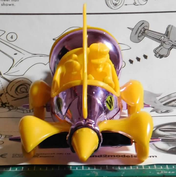 1/32 Wacky Races- Mean Machine -- Plastic Model Vehicle Kit -- 1/32 ...