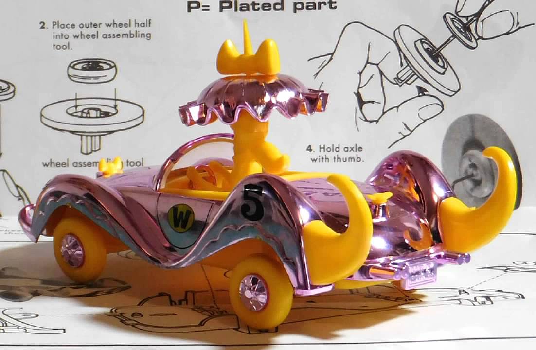 1/32 Wacky Races- Compact Pussycat -- Plastic Model Vehicle Kit -- 1/32 ...