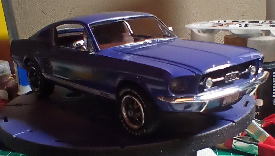 1967 Ford Mustang GT Fastback -- Plastic Model Car Vehicle Kit -- 1/25 ...