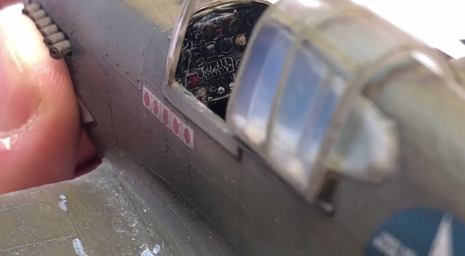 P40B Tiger Shark Aircraft -- Plastic Model Airplane Kit -- 1/48 Scale ...