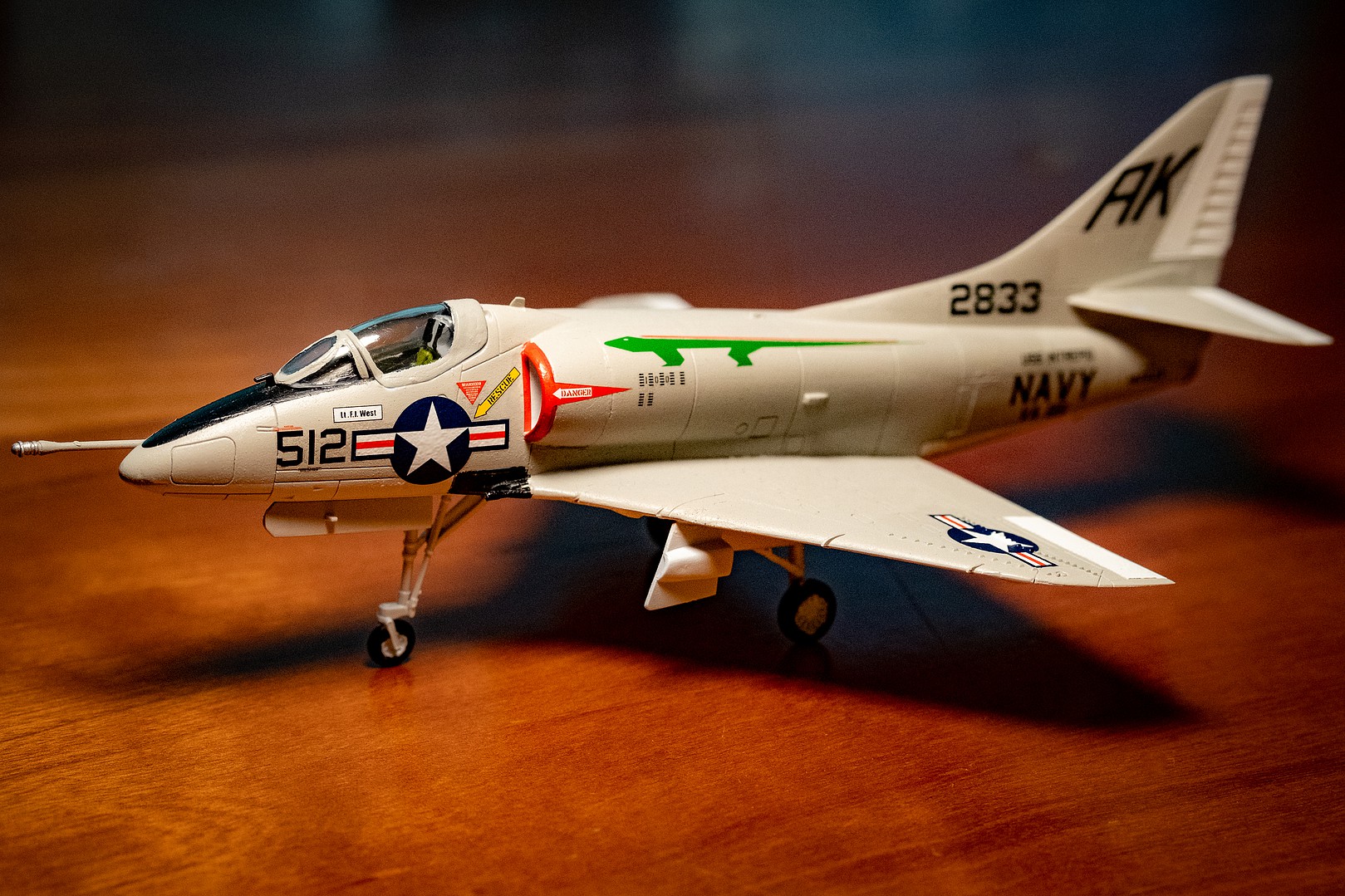 A4 Skyhawk Aircraft Medium Starter Set -- Plastic Model Airplane Kit ...