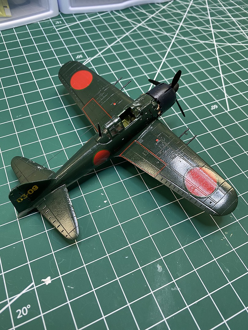 Mitsubishi A6M5C Zero -- Plastic Model Airplane Kit -- 1/72 Scale ...