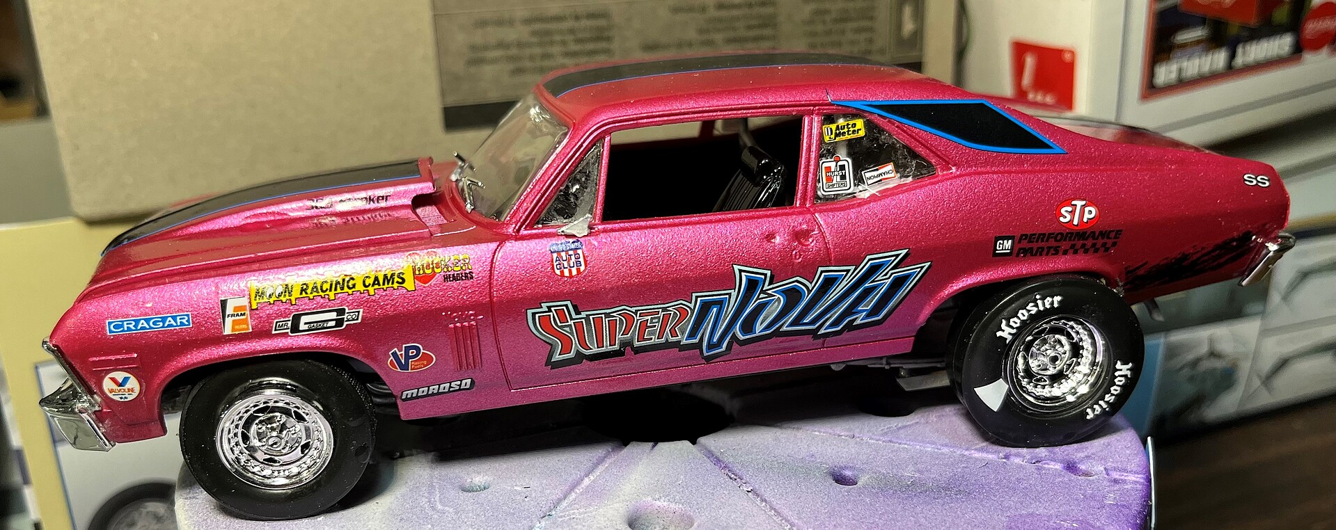 1969 Chevy Nova SS -- Plastic Model Car Kit -- 1/25 Scale -- #852098 ...