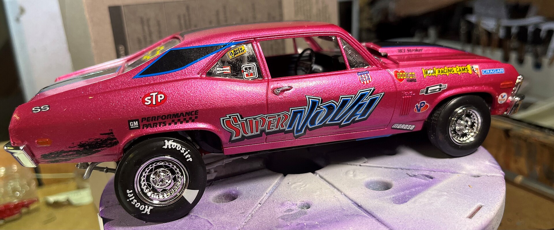 1969 Chevy Nova SS -- Plastic Model Car Kit -- 1/25 Scale -- #852098 ...