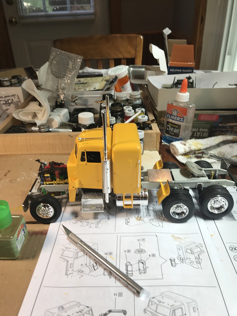 Gallery Pictures Revell-Monogram Peterbilt 359 Conventional Plastic ...