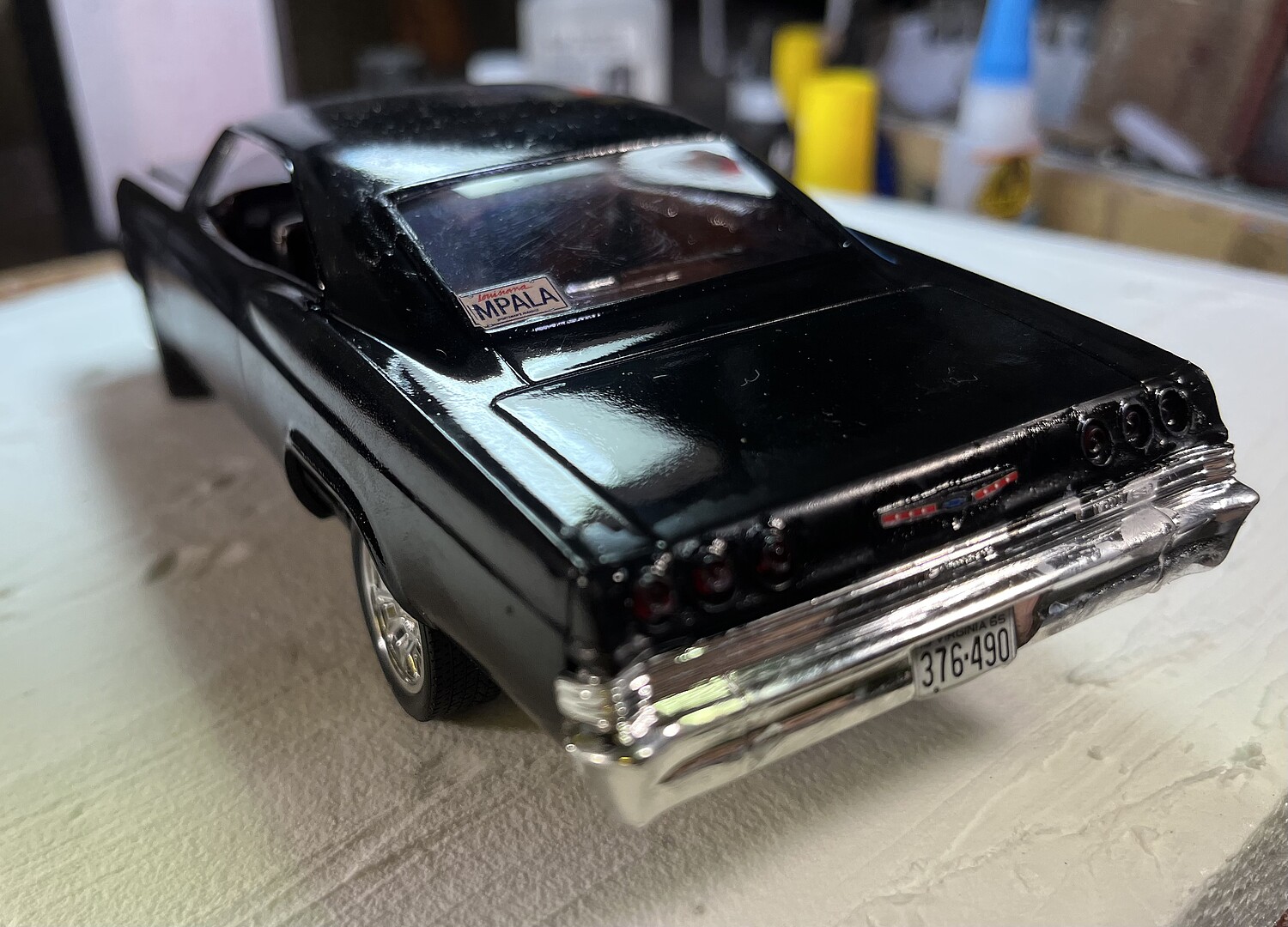 1965 Chevy Impala -- Plastic Model Car Kit -- 1/25 Scale -- #85-4190 ...