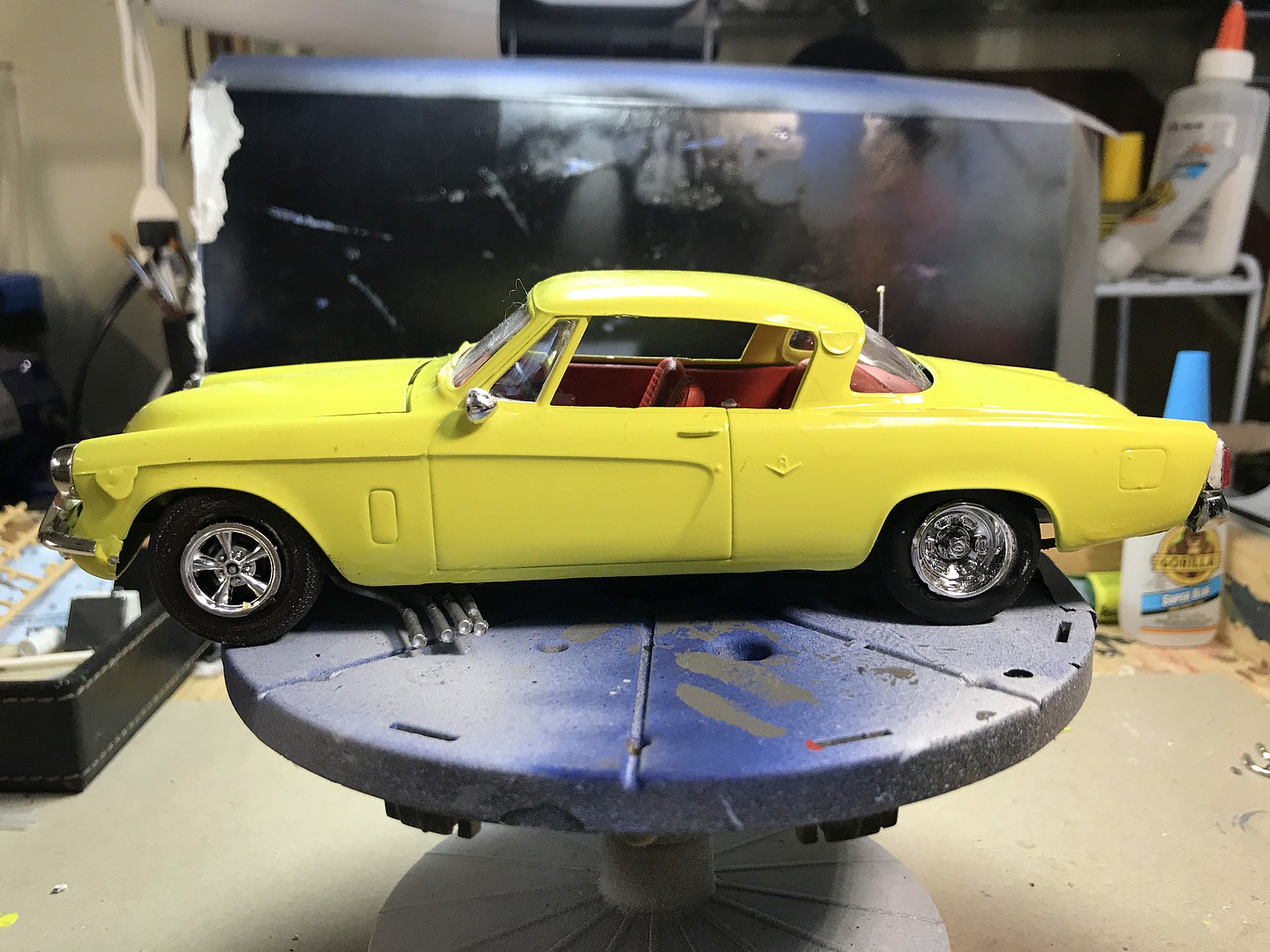 1953 Studebaker Starliner Car Collectible -- Plastic Model Car Vehicle ...