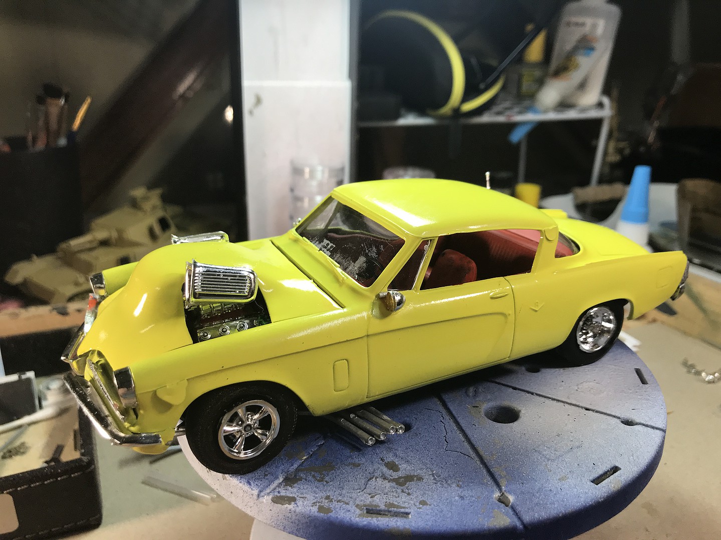 1953 Studebaker Starliner Car Collectible -- Plastic Model Car Vehicle ...