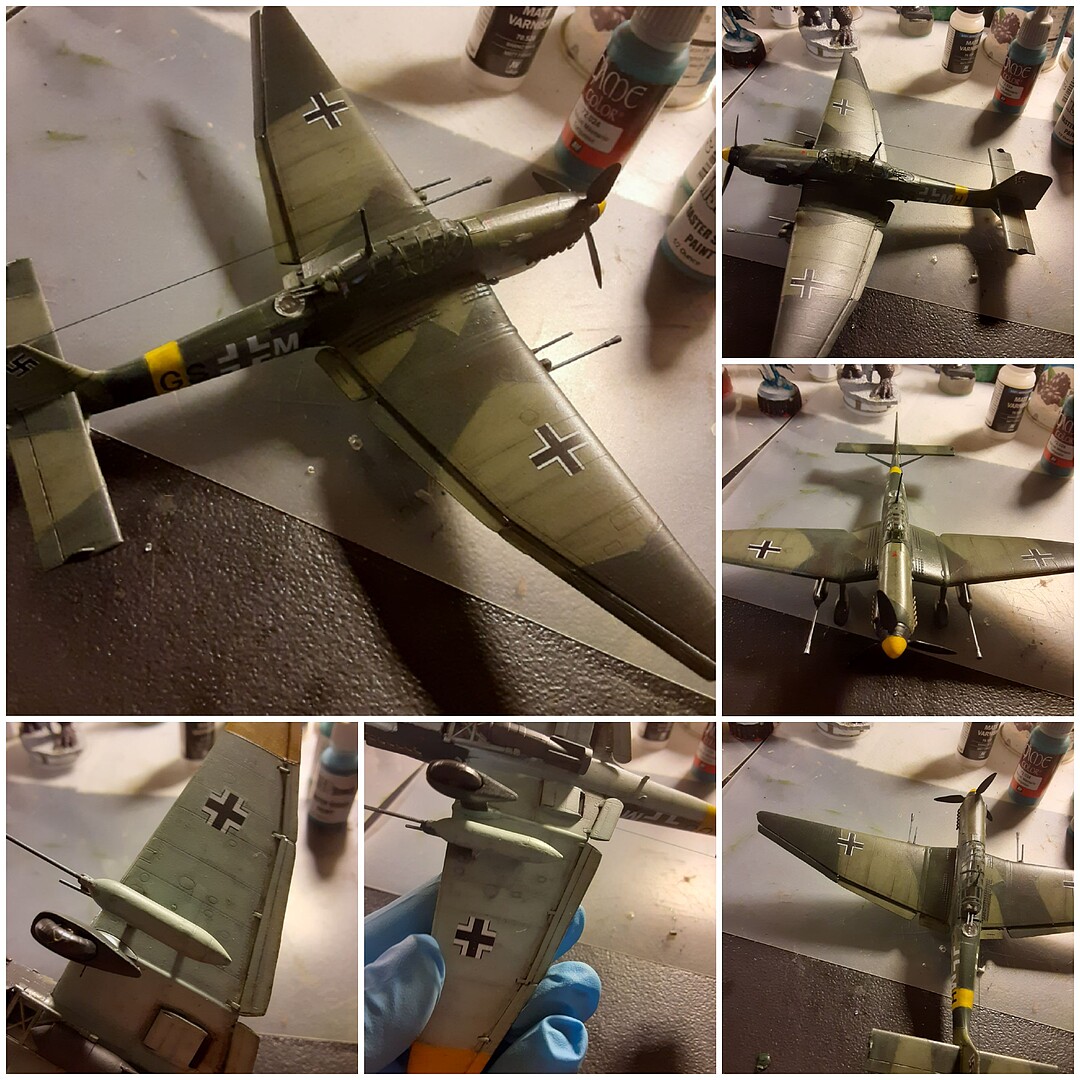 Junkers JU 87G-1 Stuka -- Plastic Model Airplane Kit -- 1/72 Scale -- #hy80287 pictures by ...