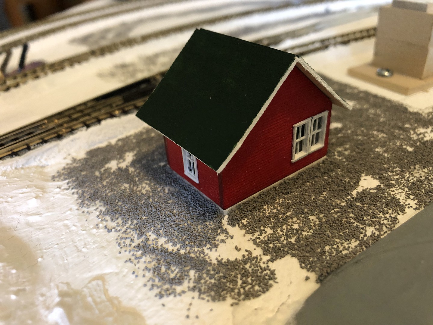 East Junction Yard Office -- Model Railroad Building -- N Scale -- #450 pictures by flmarkr