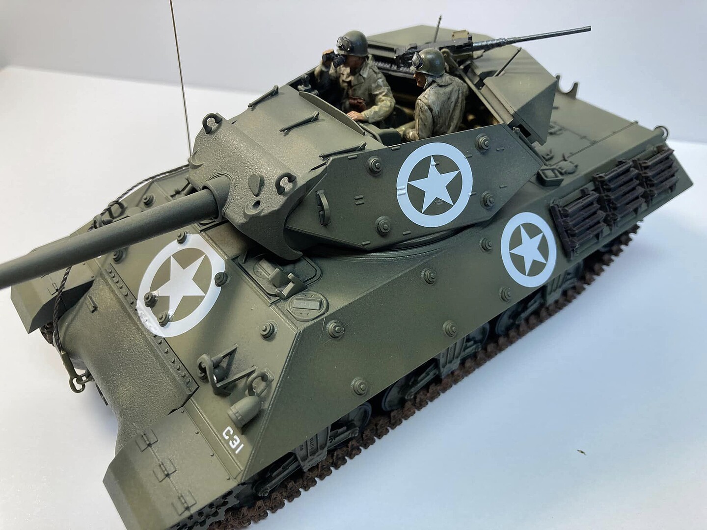US Tank Destroyer M10 Mid Production -- 1/35 Scale Plastic Model ...