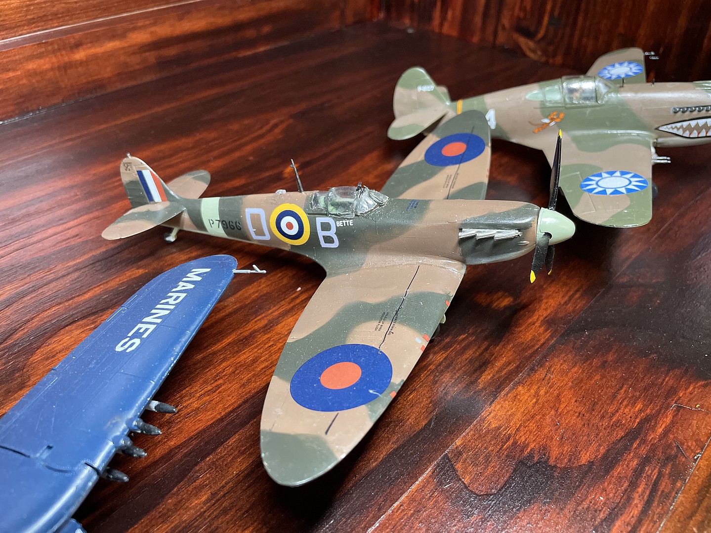 Gallery Pictures Revell-Monogram Spitfire Mk-II Plastic Model Airplane Kit 1/48 Scale #855239