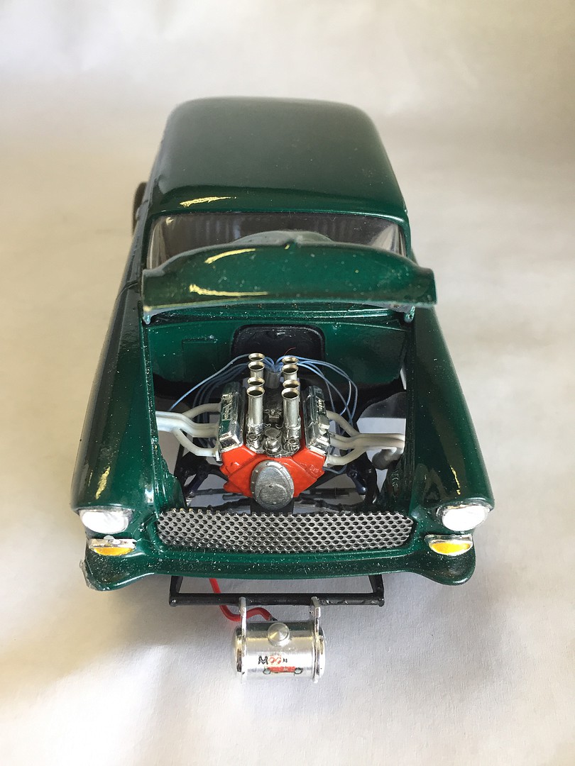 1955 Chevy Bel Air Sedan -- Plastic Model Car Kit -- 1/25 Scale ...