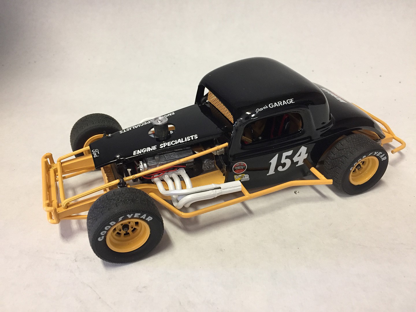 '34 Slammer Modified 2T -- Plastic Model Car Vehicle Kit -- 1/25 Scale ...