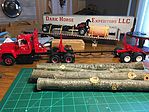 AMT Peerless Logging Trailer Plastic Model Vehicle Kit 1/25 Scale #1103