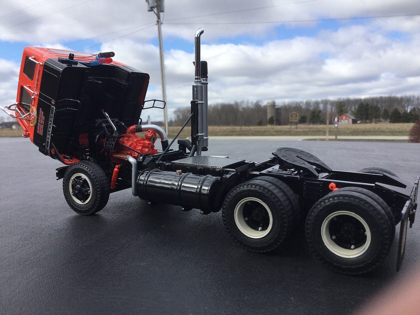 International Transtar CO-4070A -- Plastic Model Truck -- 1/25 Scale ...