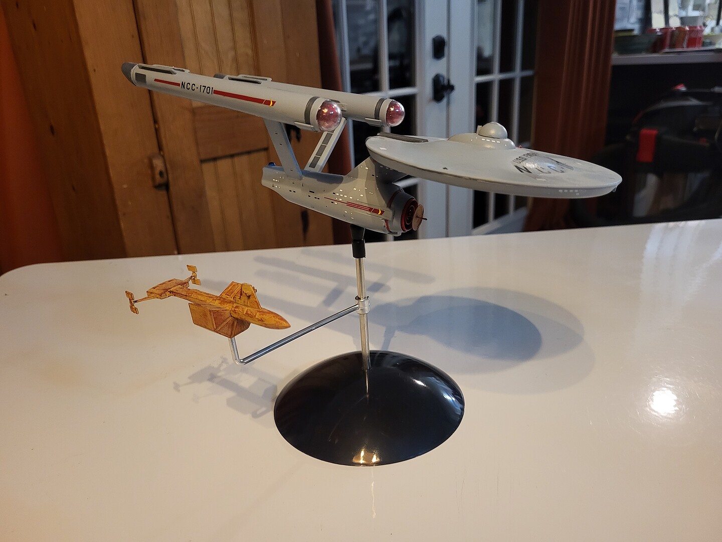 Star Trek USS Enterprise Space Seed -- Science Fiction Plastic Model ...