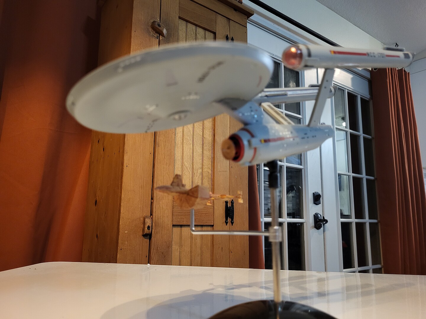 Star Trek USS Enterprise Space Seed -- Science Fiction Plastic Model ...