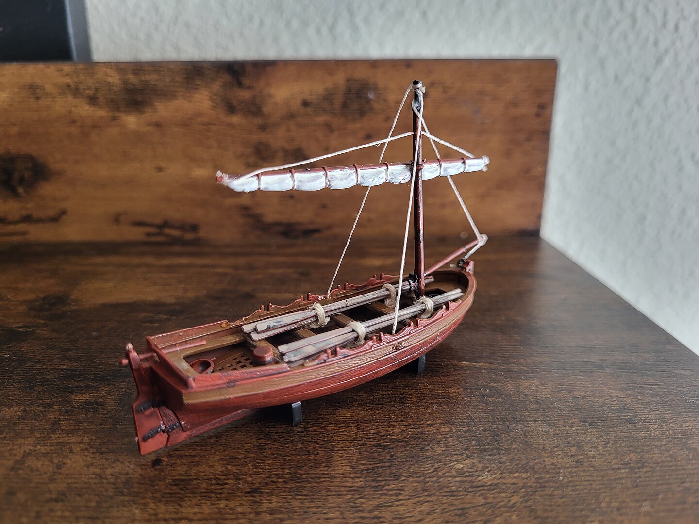 Medieval Life Boat / Dinghy -- 1/72 Scale -- Plastic Model Ship ...