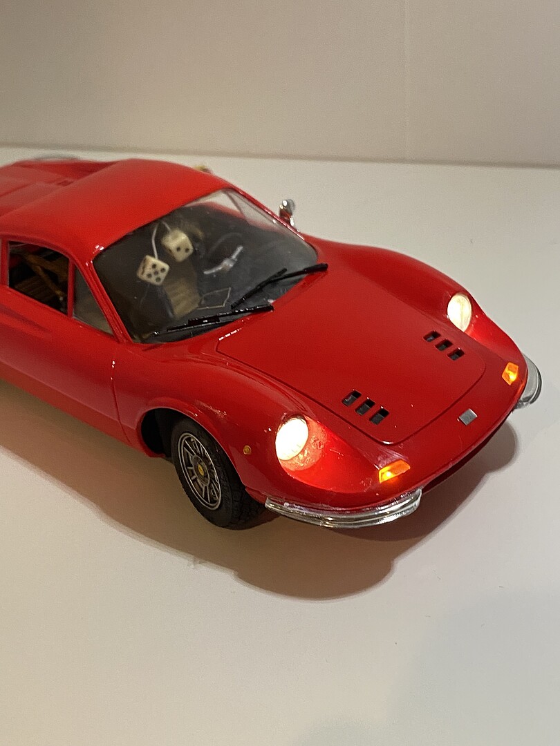 Ferrari Dino 246GT Early Late Prod Sports -- Plastic Model Car Vehicle ...