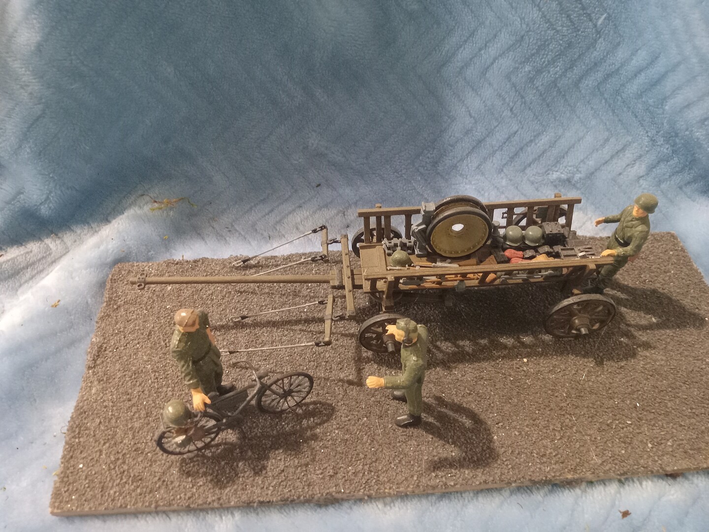 WWII Era Europe Farmer's Cart -- Plastic Model Military Wagon Kit -- 1/ ...