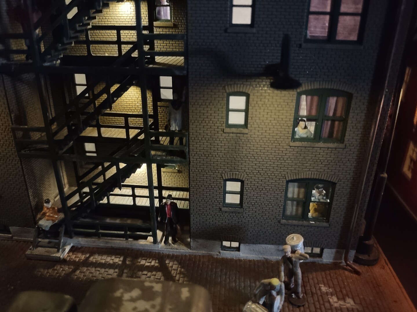 Parkview Terrace Background Building - Kit -- HO Scale Model Railroad ...