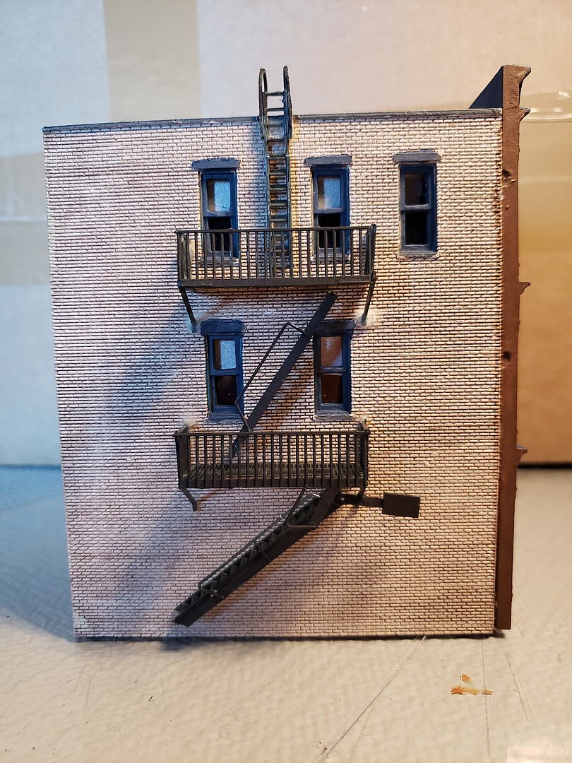 1st National Bank Kit -- HO Scale Model Railroad Building -- #woo11800 ...