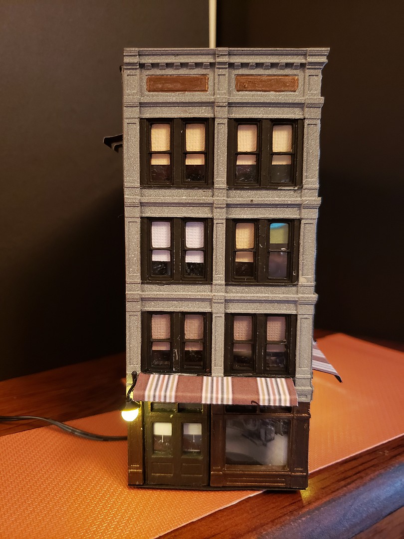 M.T. Arms Hotel Kit -- HO Scale Model Railroad Building -- #woo11900 ...
