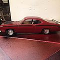 AMT 1971 Plymouth Duster 340 Plastic Model Car Kit 1/25 Scale #1118