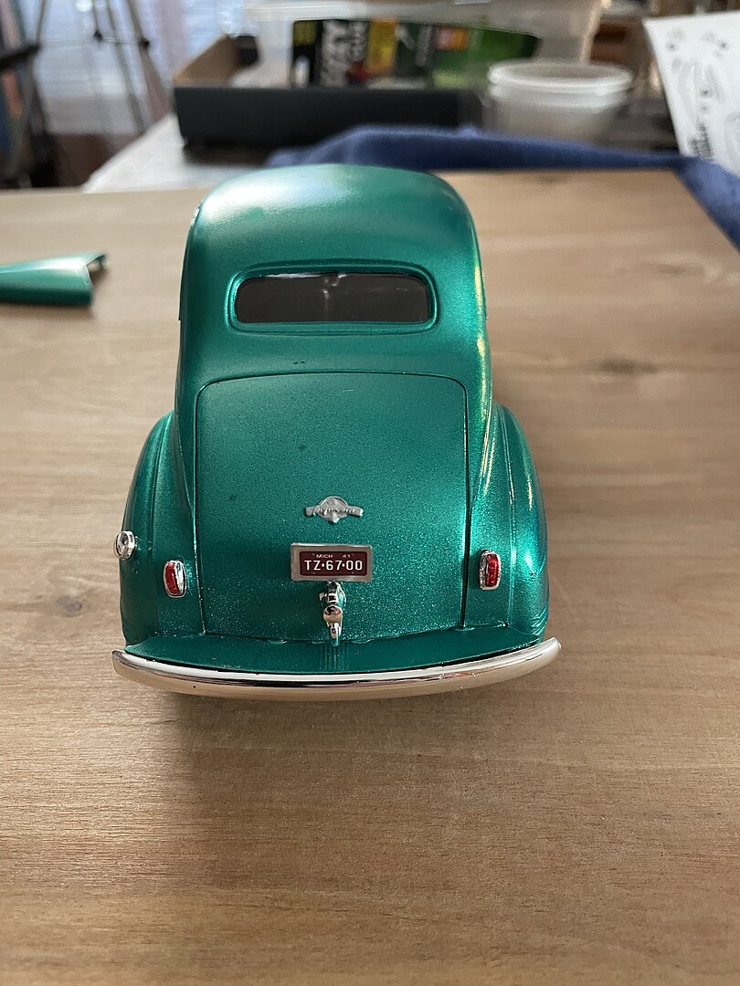 1941 Plymouth Coupe Coca-Cola -- Plastic Model Car Vehicle Kit -- 1/25 ...