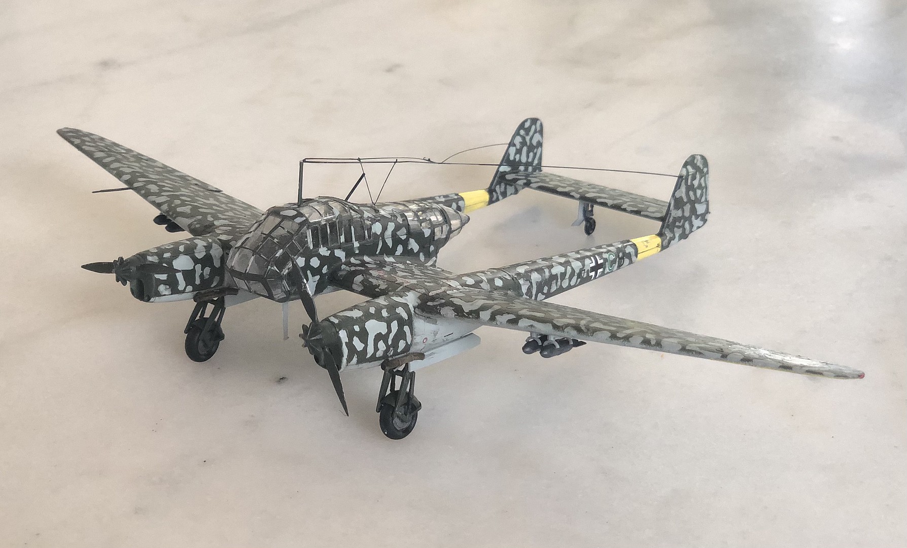 FW 189A-1 WWII German Night Fighter -- Plastic Model Airplane Kit -- 1/ ...